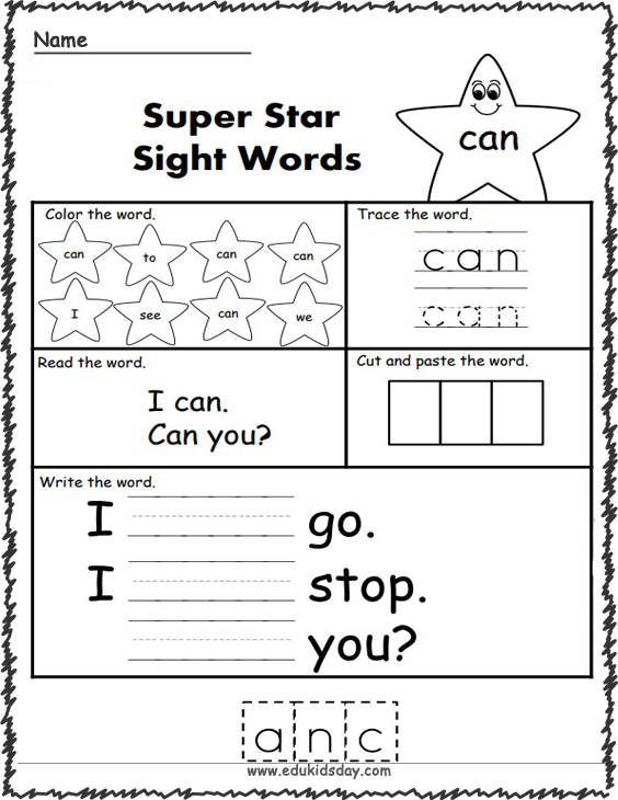 FREE Printable Grade Kindergarten Worksheets Edukidsday FREE Printable Grade Kindergarten Worksheets Edukidsday