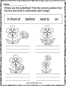 New Free Printable Spring Worksheets Kindergarten - Edukidsday.com