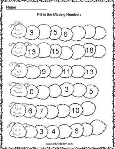 Free Kindergarten Math Worksheets Printable - Edukidsday.com