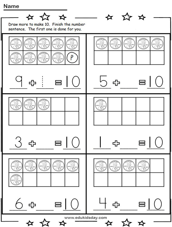 Free Addition 1 Digit Printable Worksheet For Kids Edukidsday